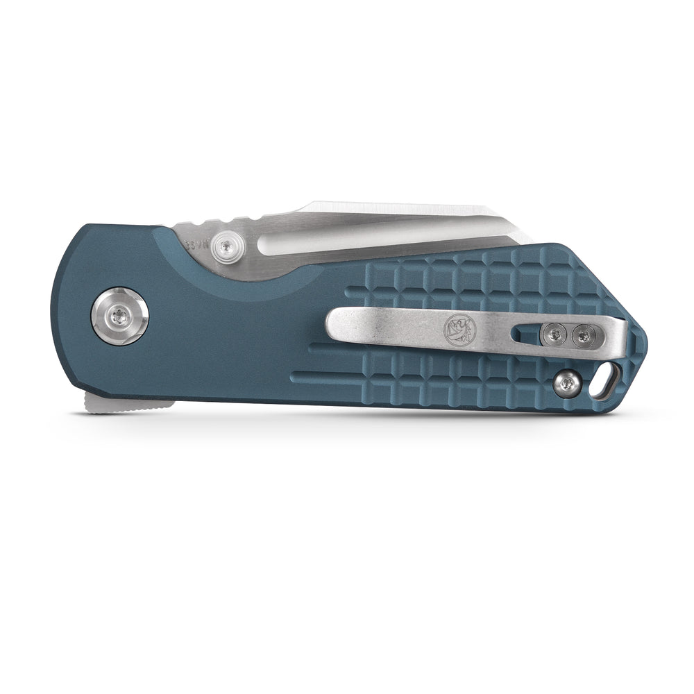 Hedgehog S35VN Knife | Green Aluminum Top Liner Lock Folder