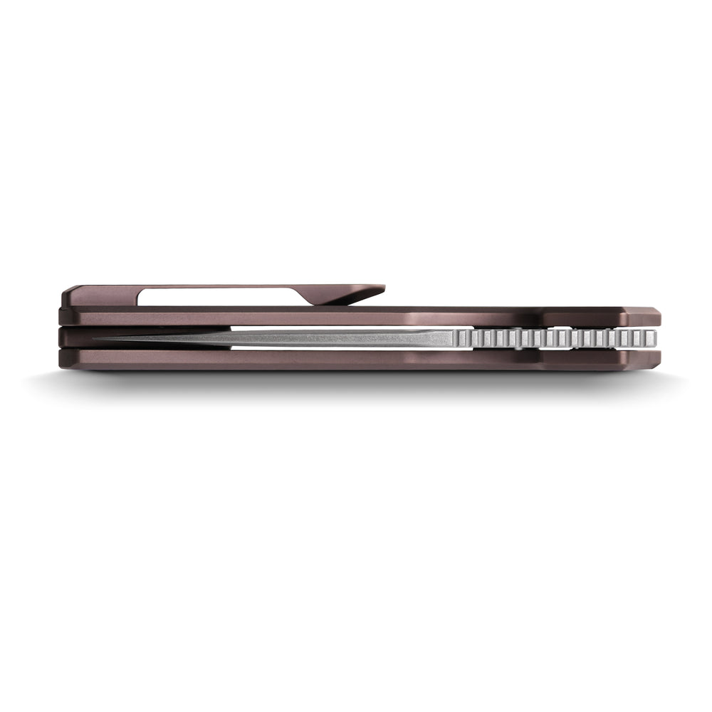 Psyop Pocket Knife | Micarta Grip, Nitro-V Button Lock Edge