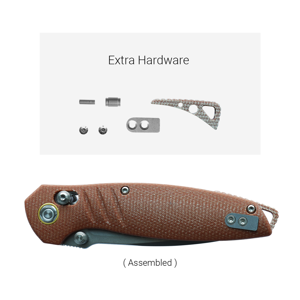 Corsair - Crossbar Lock (3.25" Nitro-V Blade & Micarta Handle)– Vosteed