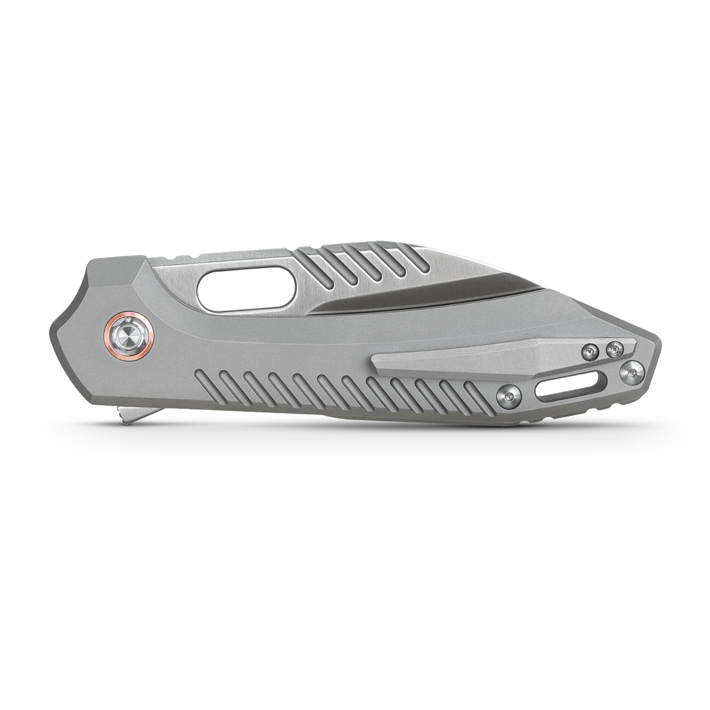 RSKAOS - Top Liner Lock (3.46" M390 Blade & Titanium Wharncliffe Handle ...