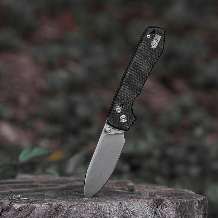 Raccoon Pocket Knife | Nitro-V Button Lock Aluminum Build