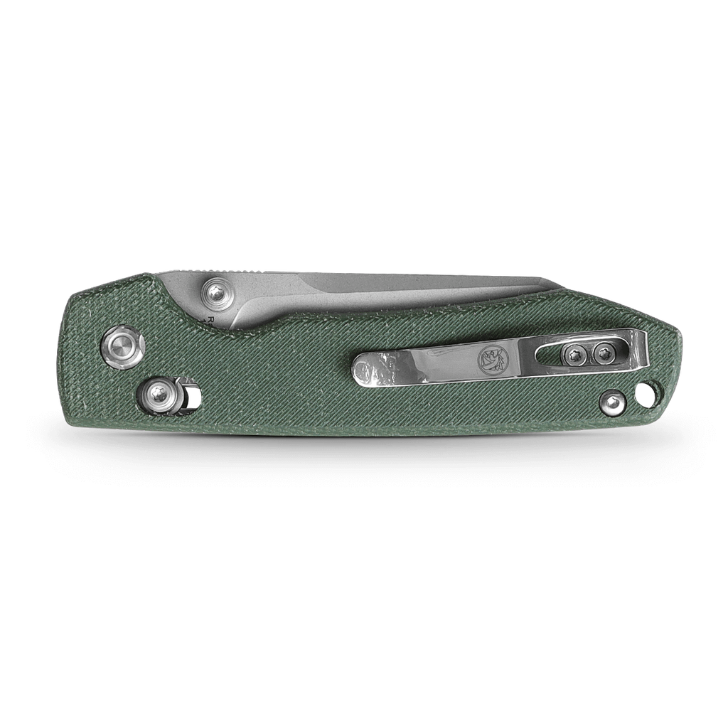Raccoon - Crossbar Lock knife (3.25" 14C28N Blade & Micarta Handle ...