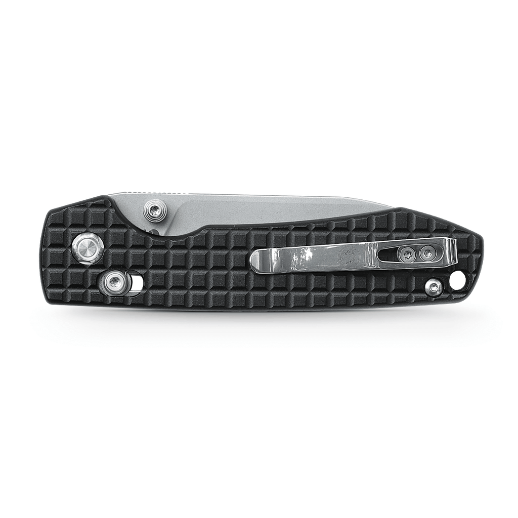 WMK EXCLUSIVE VOSTEED RACCOON CROSSBAR LOCK FOLDING KNIFE BLACK ALUMIN ...