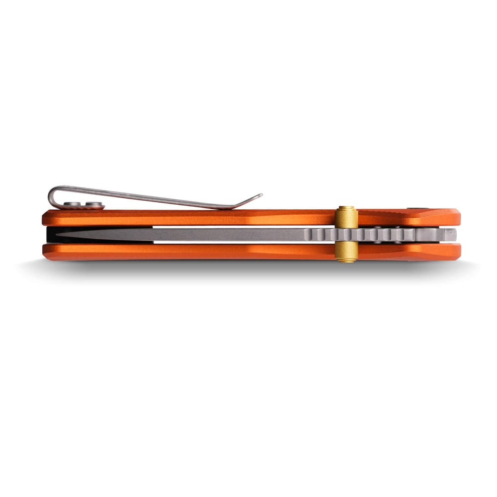 Marten 154CM Urban Knife | High-Vis Orange Aluminum Handle