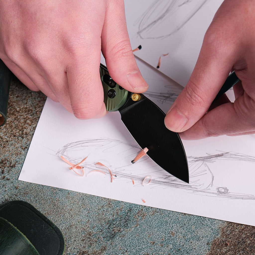 Mini Nightshade - Shilin Cutter - Crossbar Lock Knife (2.6" 14C28N ...