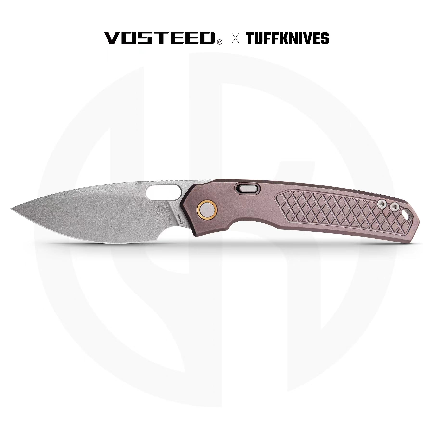 Psyop Pocket Knife | Micarta Grip, Nitro-V Button Lock Edge