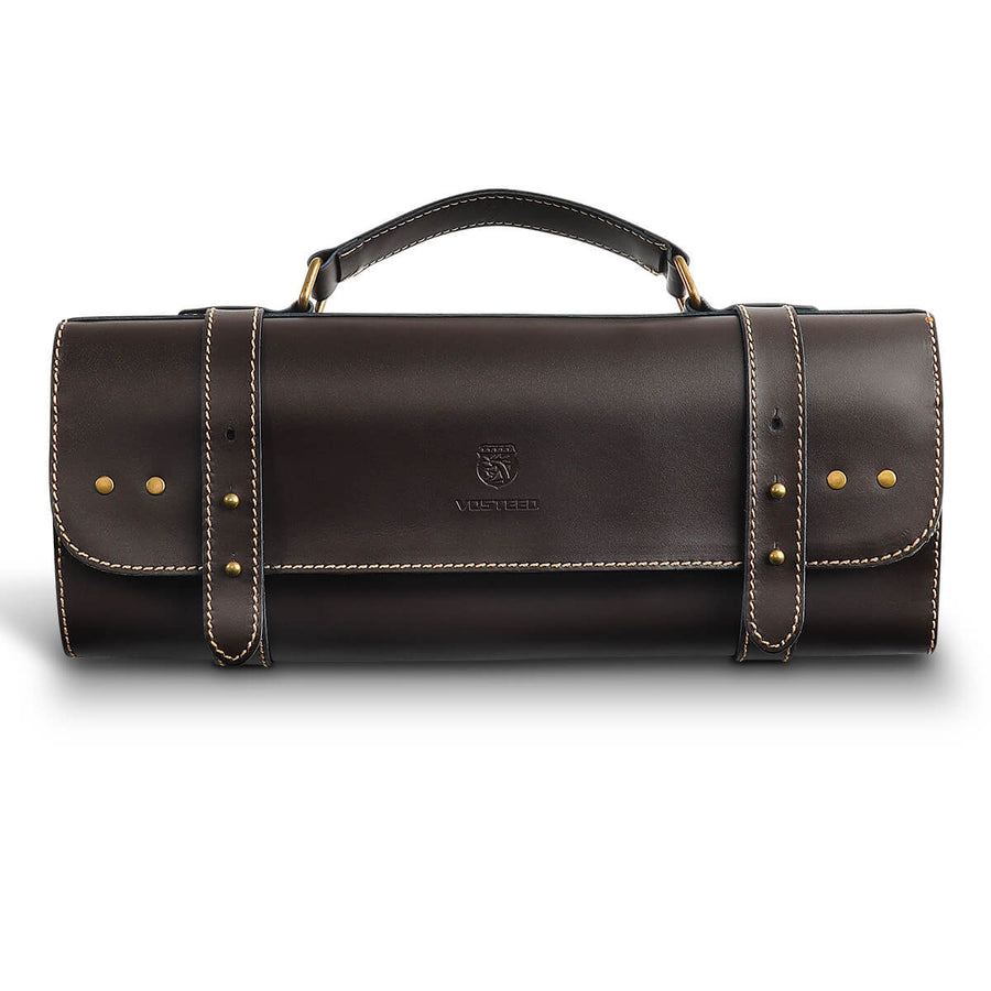 Leather Knife Roll Bag - Vosteed